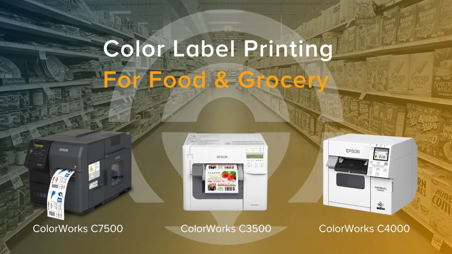 Food and Grocery Label Printing - RMS Omega